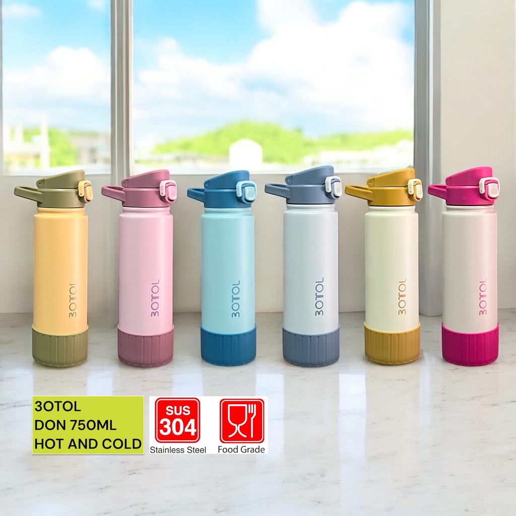 TERMOS Bpa FREE ANTI SLIDING DRINKING WATER CONTAINER / DUBBLIN THERMOS ...