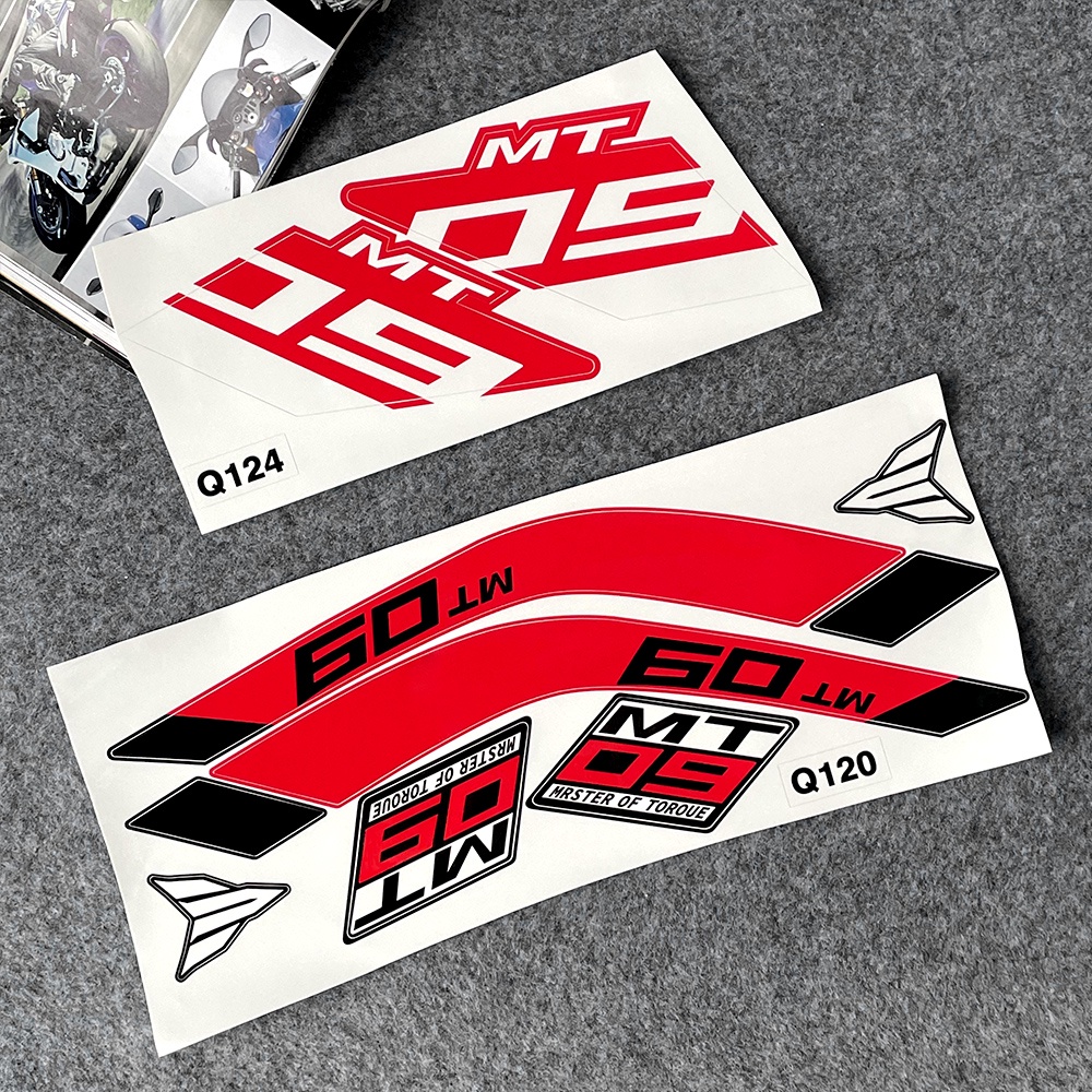 Motorcycle Sticker YAMAHA MT09 Fuel Tank Sticker Modified Protection ...