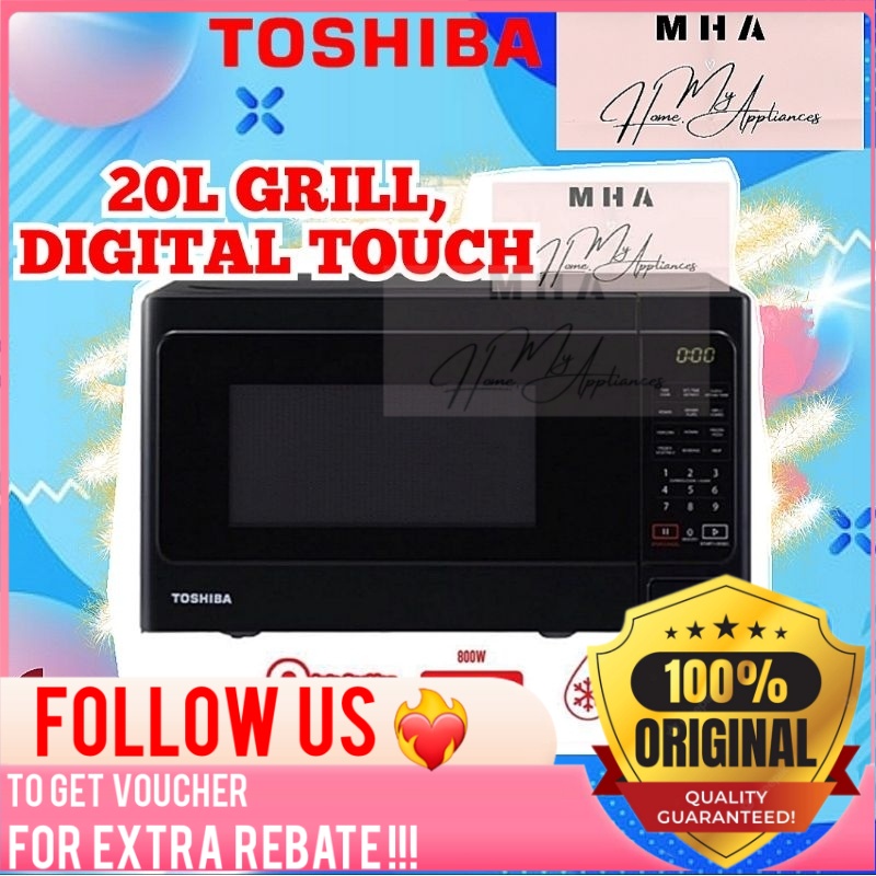 TOSHIBA MICROWAVE OVEN 20L ER-SGS20 GRILL MWP-MM20P(WH) MW-MG20P(BK)GRILL, ER-SM20(W)MY ER-SGS20 ...
