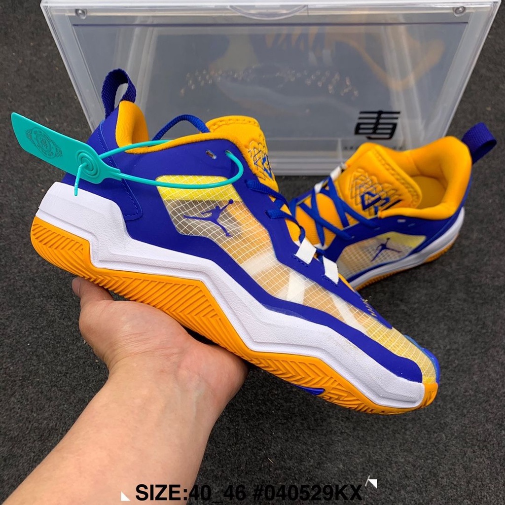 Jordan One Take 4 ' Purple/Yellow' 乔丹 AJ - Kasut Lelaki - NBA ...