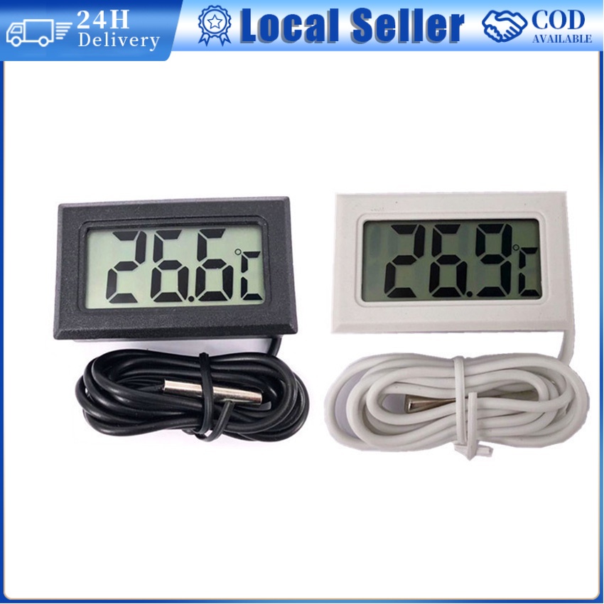 Submersible Suhu Aquarium digital thermometer fridge fish tank ...