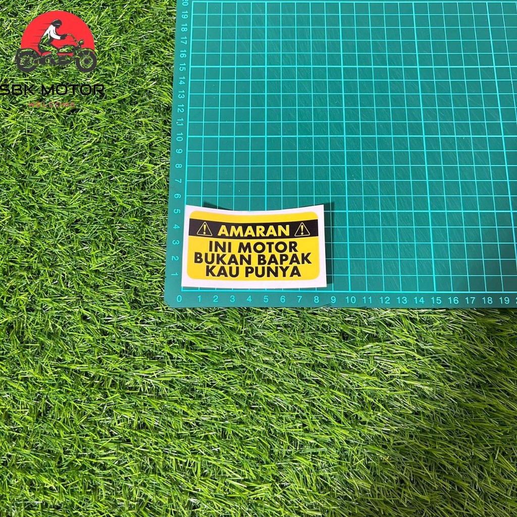 STICKER MOTOR RIDER AWAS - YANG HENSEM / YANG CANTIK / NANTI SAYANG ...