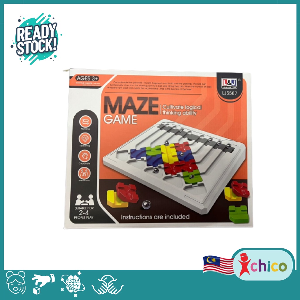 CHICO MAZE GAME , IQ CHALLENGE for KIDS | Shopee Malaysia