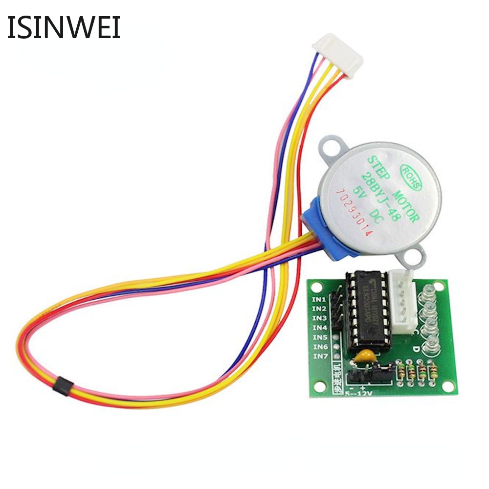 28BYJ-48 5V 4 Phase DC Gear Stepper Motor + ULN2003 Driver Board for ...