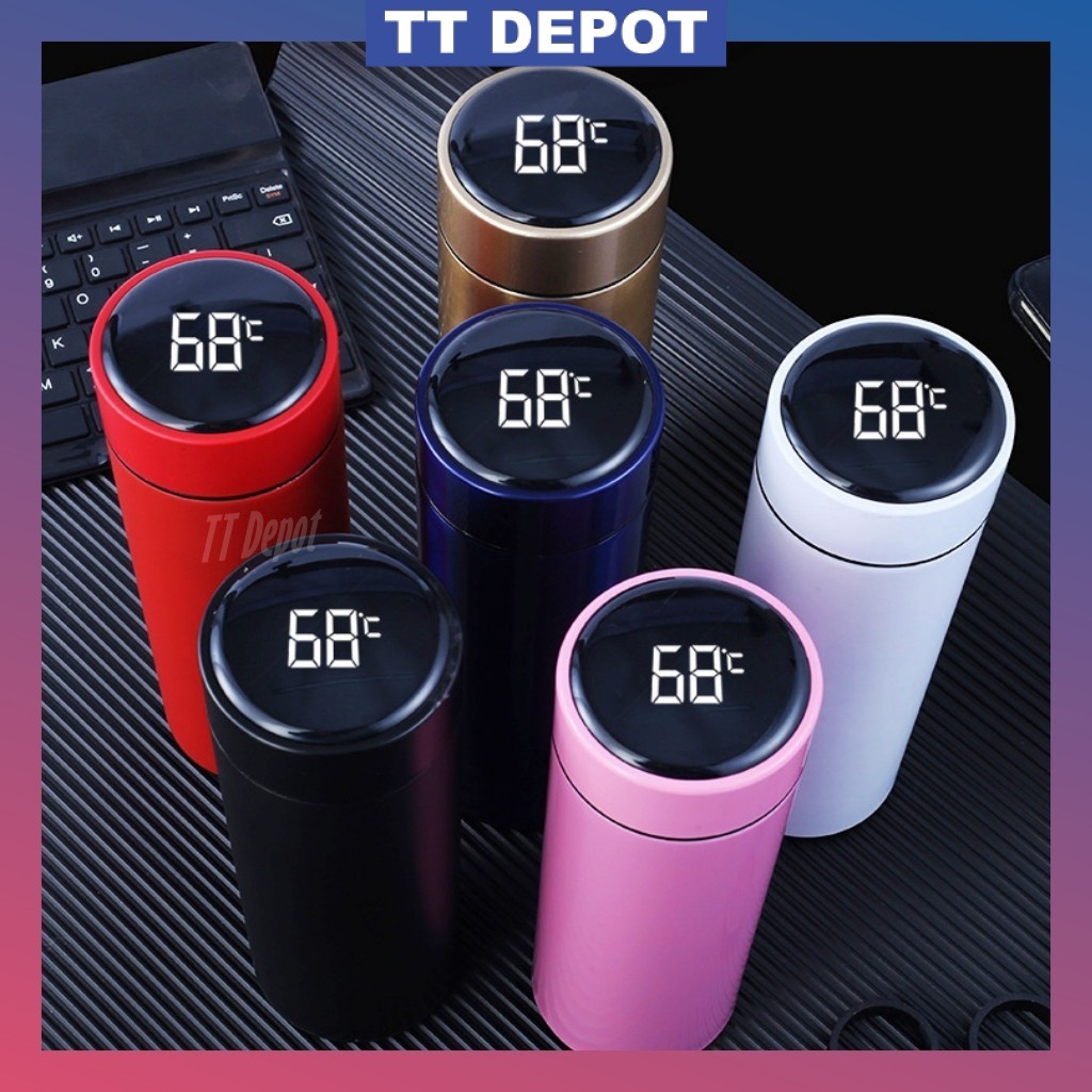READY STOCK(Malaysia Seller) Fashion Smart Temperature Flask LED ...