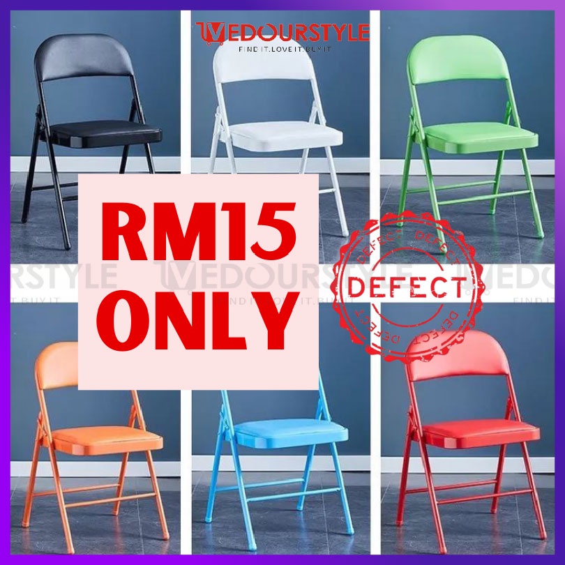 Vedourstyle **Offer Price Defect Items** Foldable Chair With Random ...