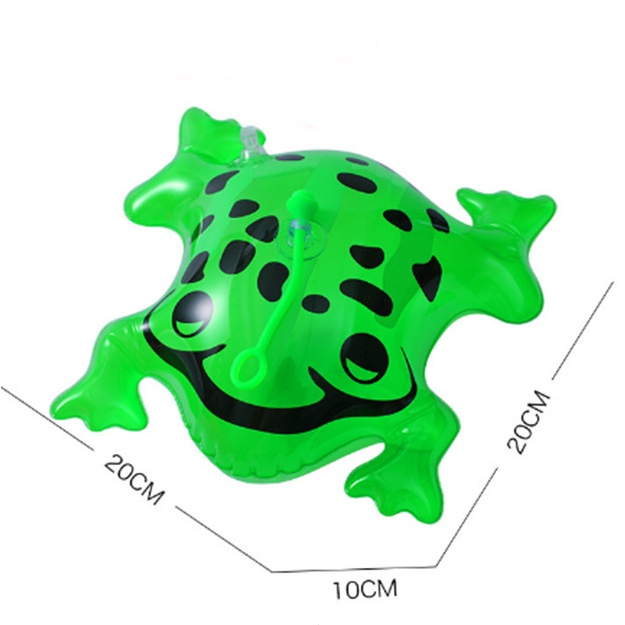 【⭐24H⭐Frogs Toy】Inflatable Shining Eyes Cartoon Frog Pink Yellow Green ...