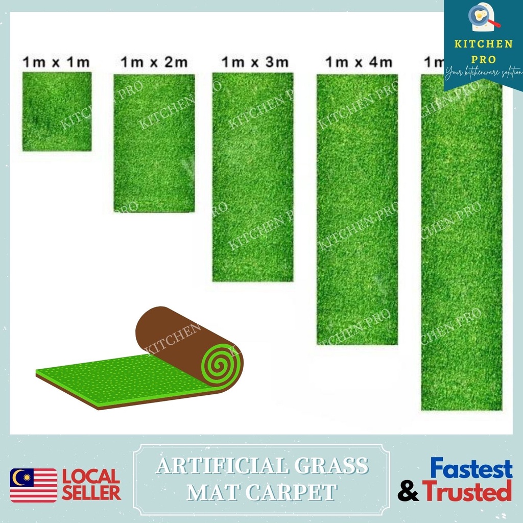 𝐊𝐈𝐓𝐂𝐇𝐄𝐍 𝐏𝐑𝐎 | Artificial Grass Mat Carpet Roll 20mm/ Thick Mat For ...