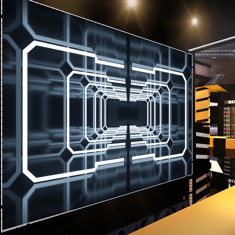 Custom wallpaper stickers,Space Extension Technology Sense Wall Paper ...