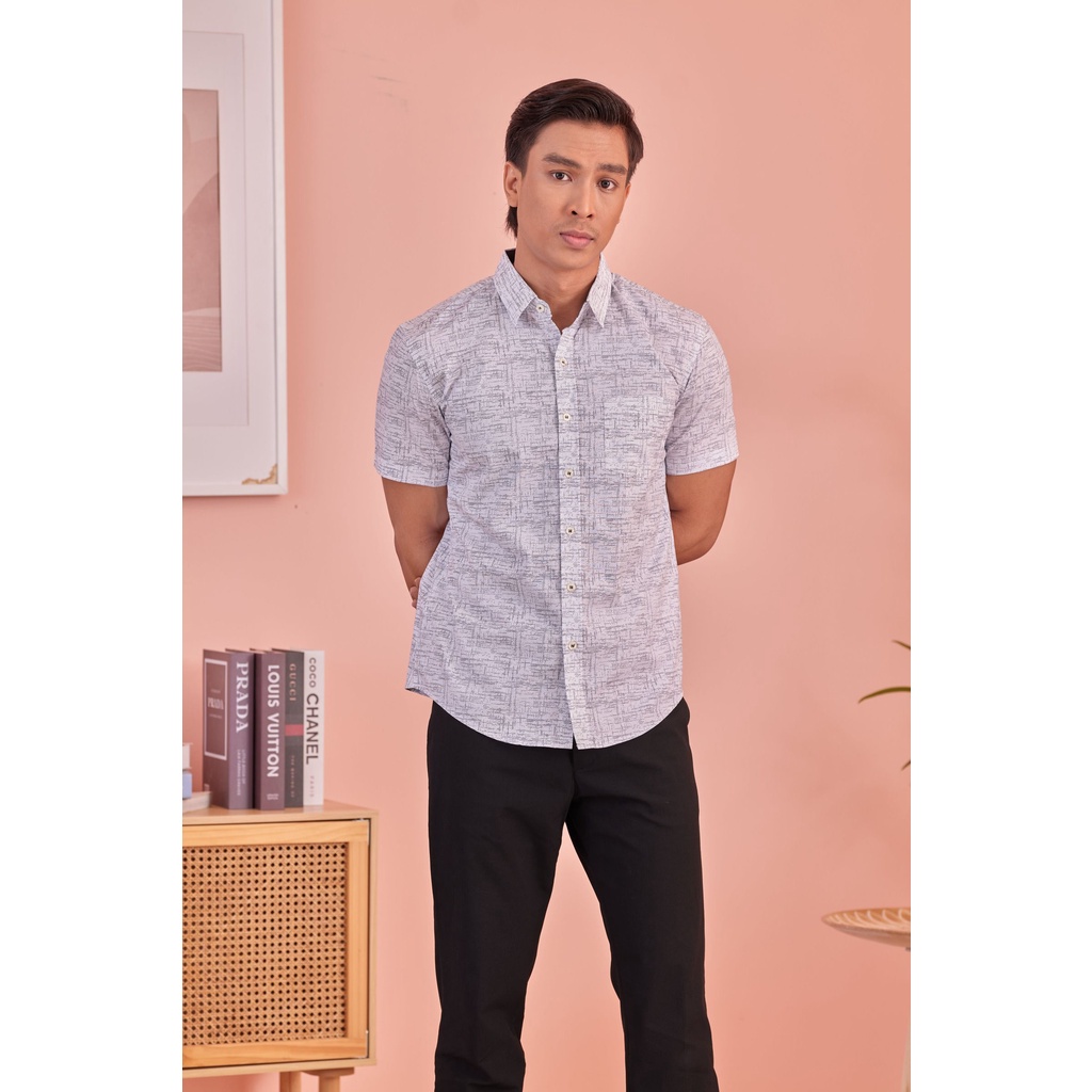 I Am Famous Slim Fit Shirt | Shopee Malaysia