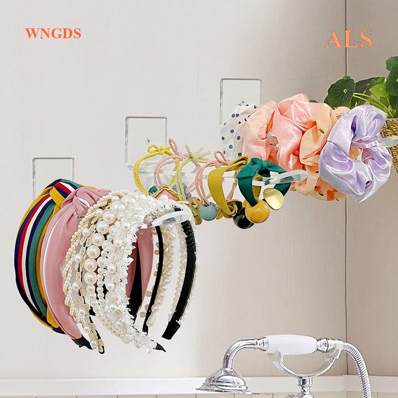 ALS Acrylic Wall Headband Stand Transparent Headbands Holder Organizer ...