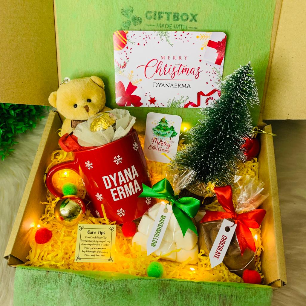 [Surprise Gift] Customized Name Christmas Giftbox Hot Chocolate Set ...