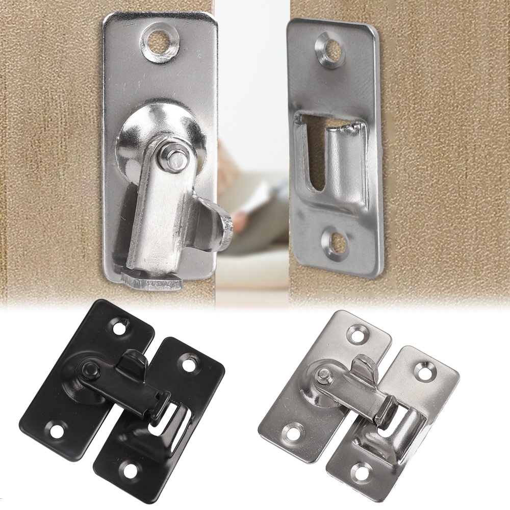 Stainless Steel Theftproof Hook Gate Lock / 90 Degree Right Angle Door ...