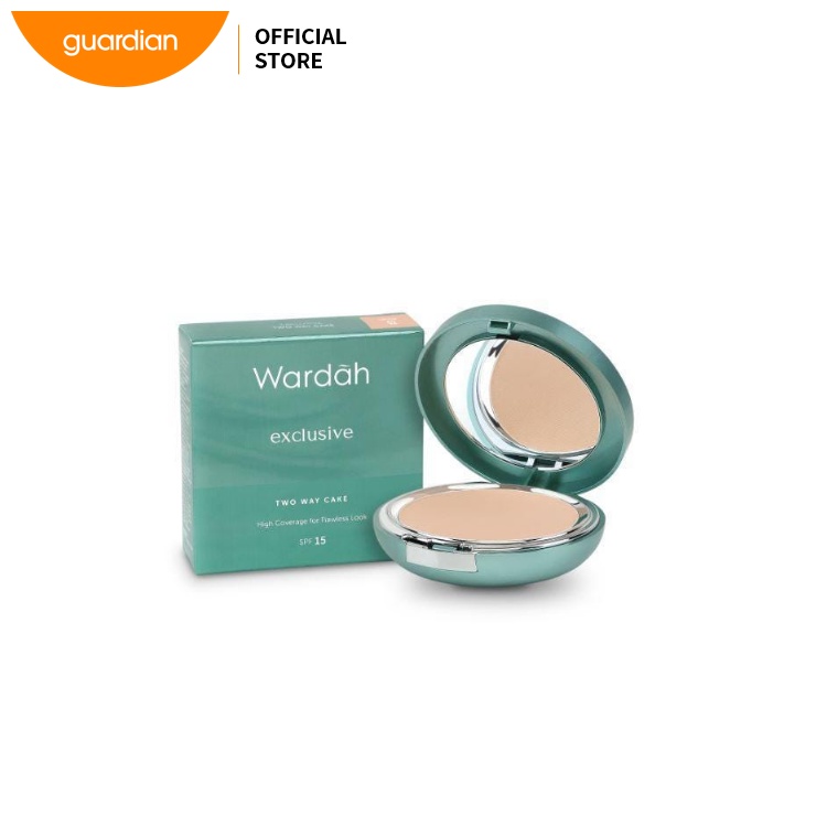Wardah Exclusive Two Way Cake 02 Light Beige 12 G | Shopee Malaysia