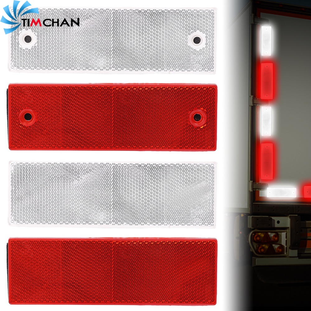 Truck Rear Bumper Anti-collision Warning Decal / Car Night Reflective ...