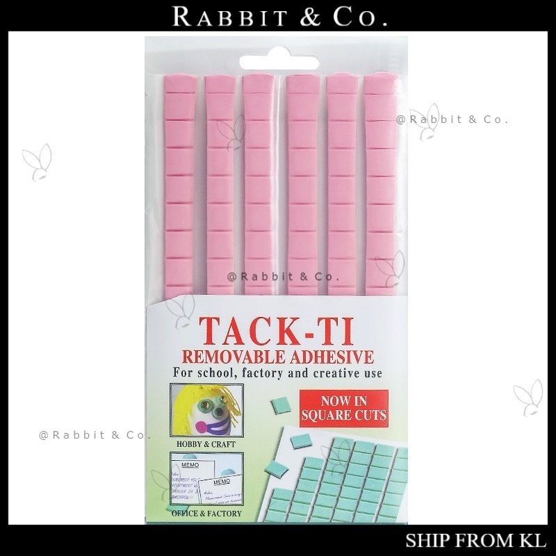 R&C 96pcs Tack It Fixing Clay Stick Removable Glue Clay Mud For Nails ...