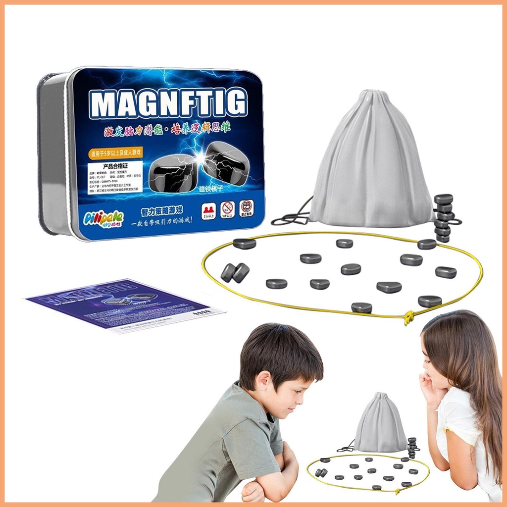 Chess Board Set Table Top Magnetic Stones Game Portable Chess Board ...