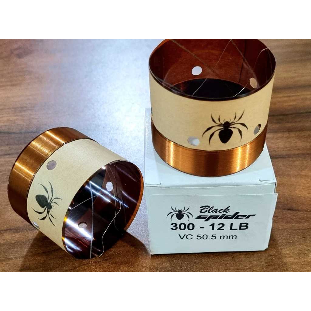 Spool Black Spider BS 300-12 LB / Voice Coil 50.5mm / Spool Speaker 12 ...