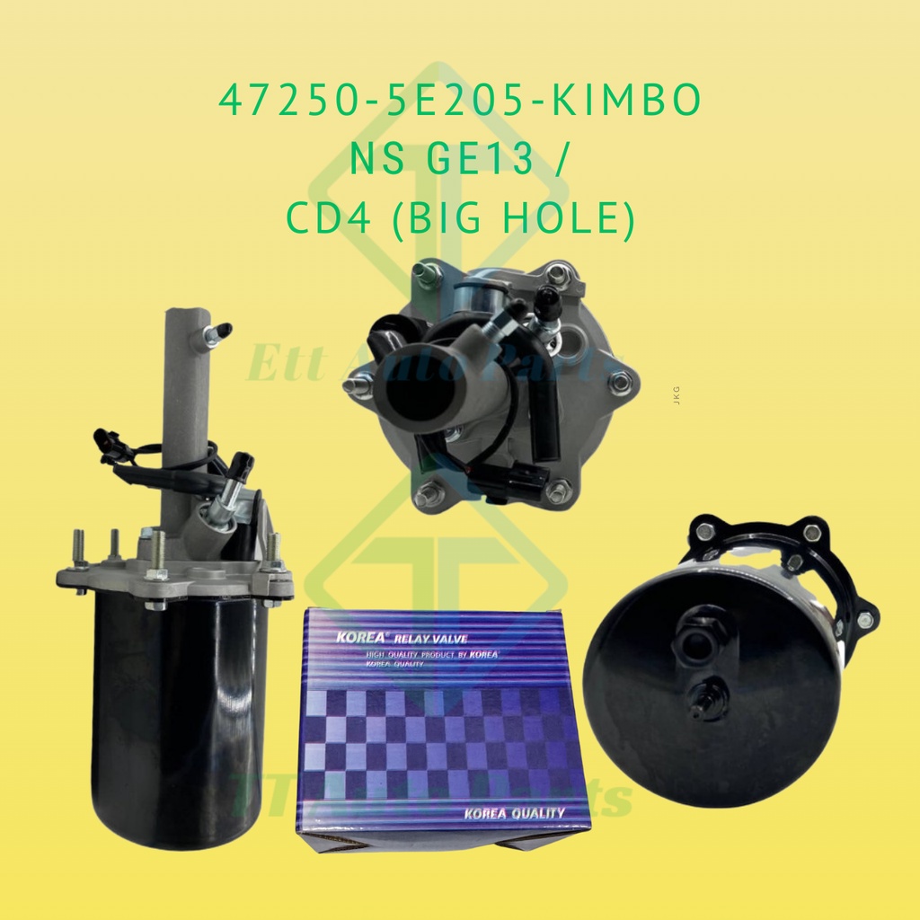 Air Master Pump / Brek Booster Udara (No Valve Pipe) (Hole:16mm) Nissan ...