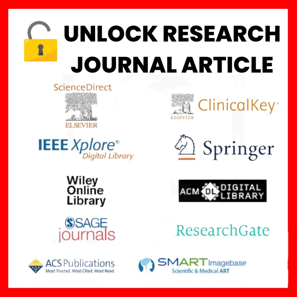 Research Paper Journal Article (Science Direct | ResearchGate ...