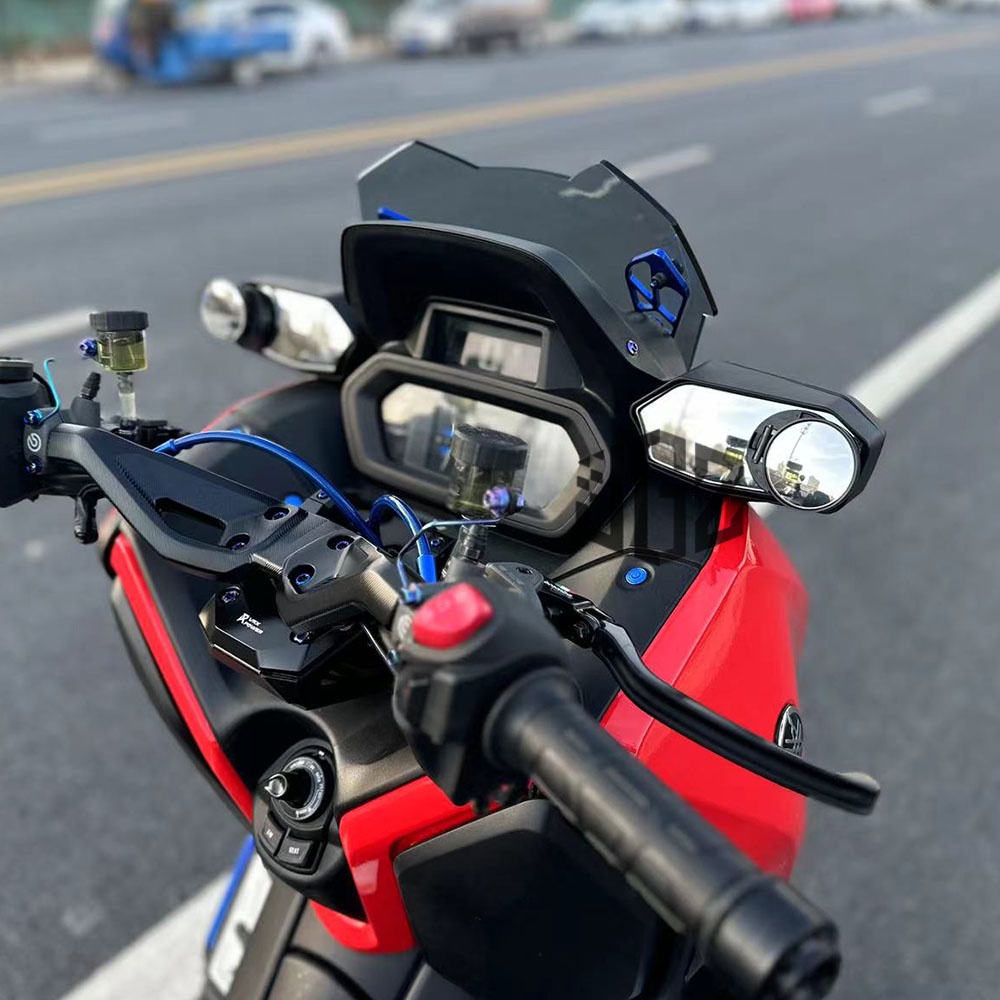 XMAX V2 Side Mirror Integrated, for Yamaha XMAX 250 V2 Motorcycle Side ...
