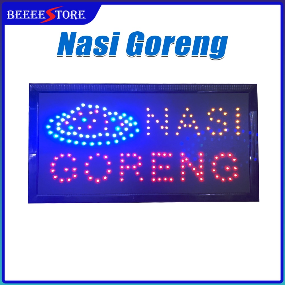 NASI GORENG - LED SIGN BOARD (48 x 24CM) | Shopee Malaysia