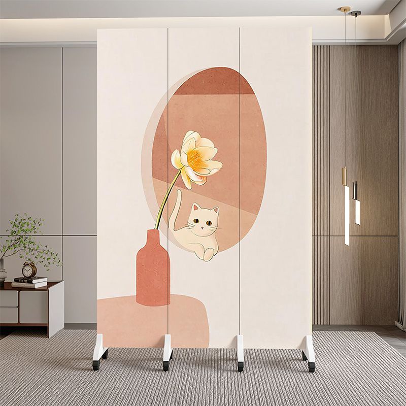Screen Partition Movable Folding Living Room Entrance Home Screen ...