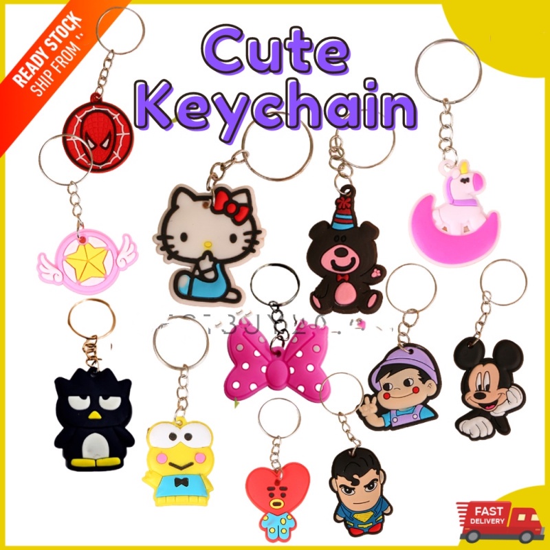 Cute Keychain Freegift Idea Small Keychain Murah Freegift Keychain ...