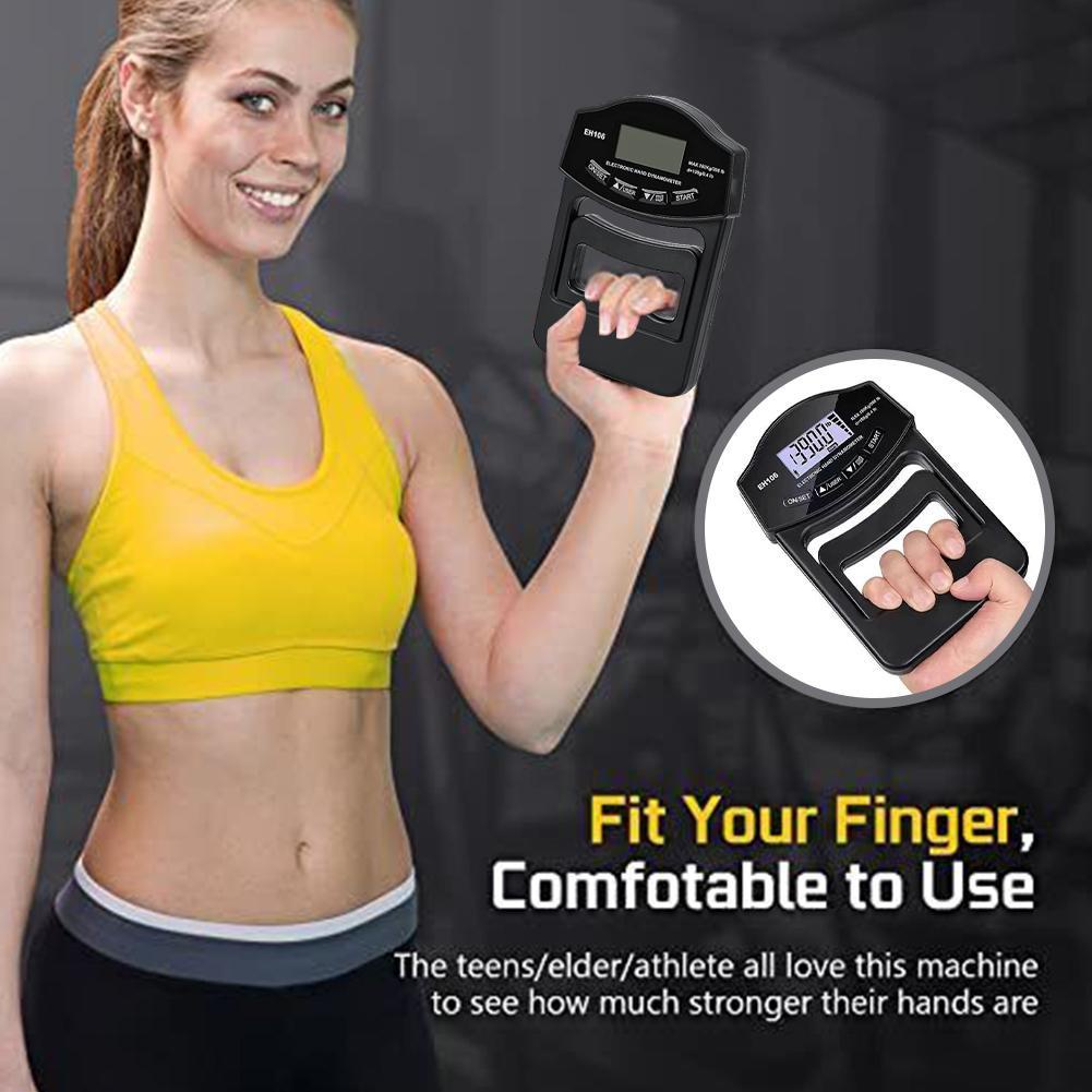 Hand Dynamometer Grip Strength Trainer - Electronic Strength Grip Hand ...