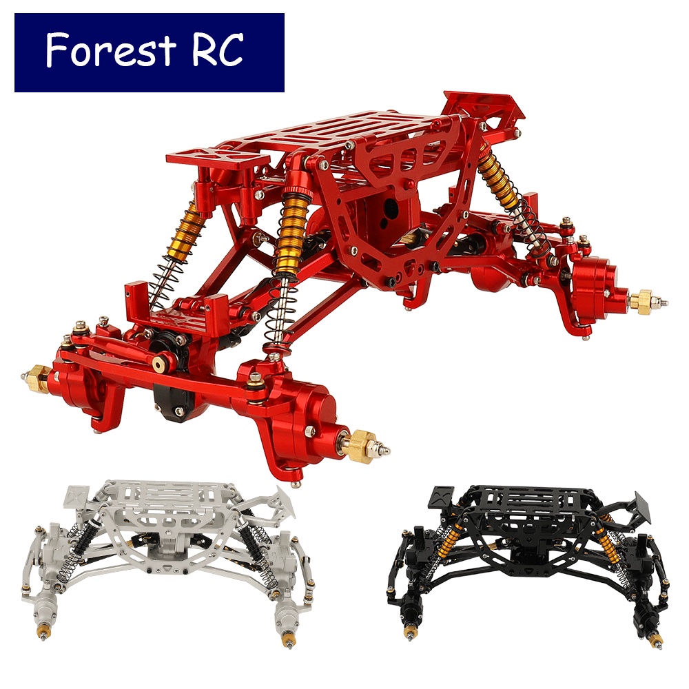 Aluminum Alloy All Metal Assembled Car Chasiss Frame Kit with Axles for ...
