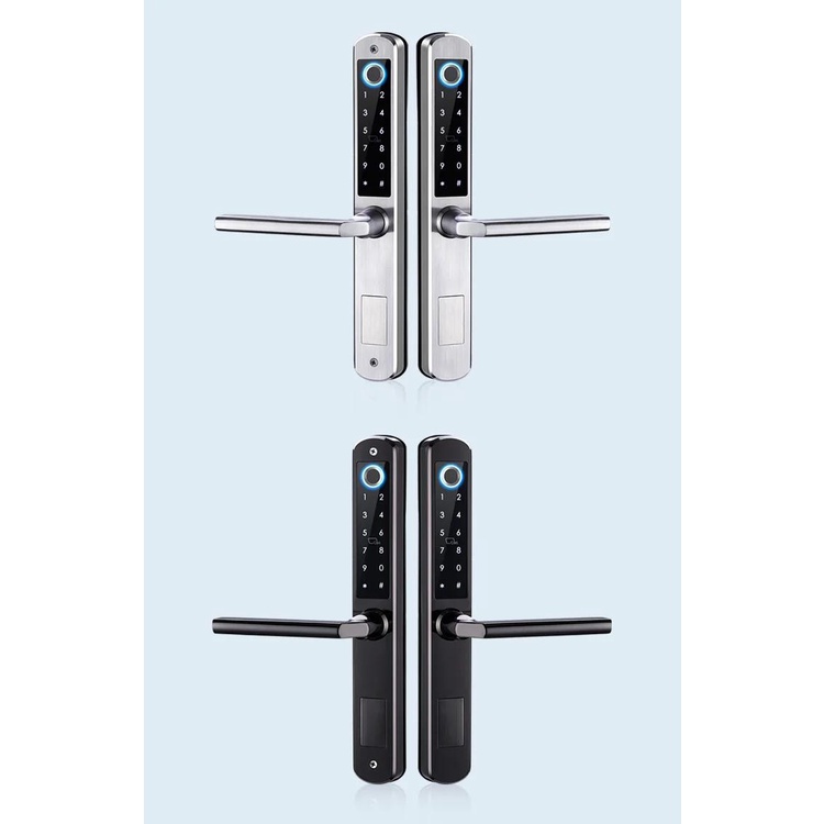 TTlock Fingerprint Double Two Side Waterproof IP55 Outdoor Smart Door ...