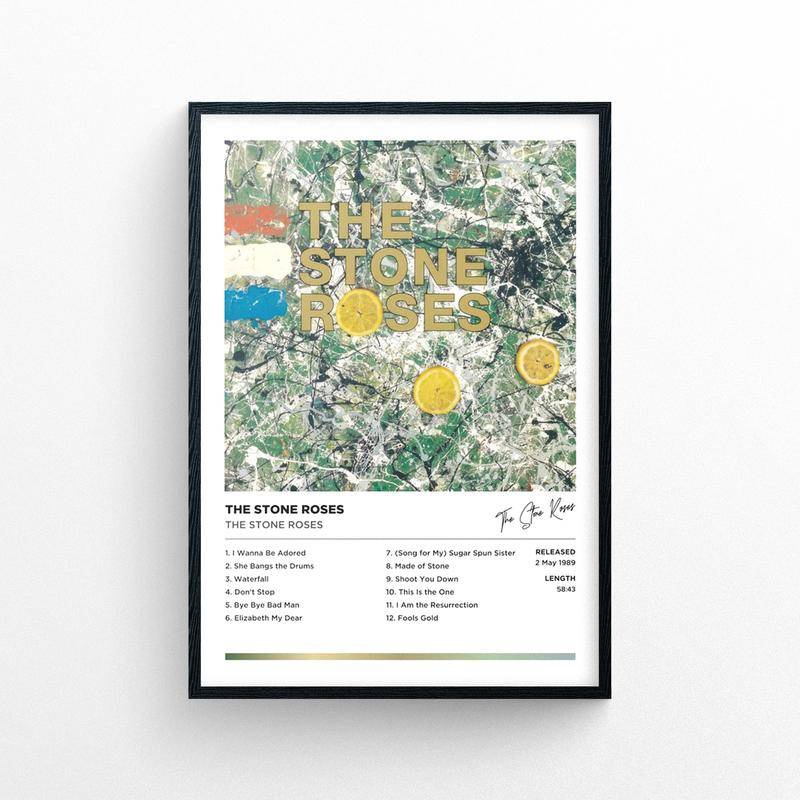 The Stone Roses - Self-Titled Unframed Poster Print | Polaroid Style ...