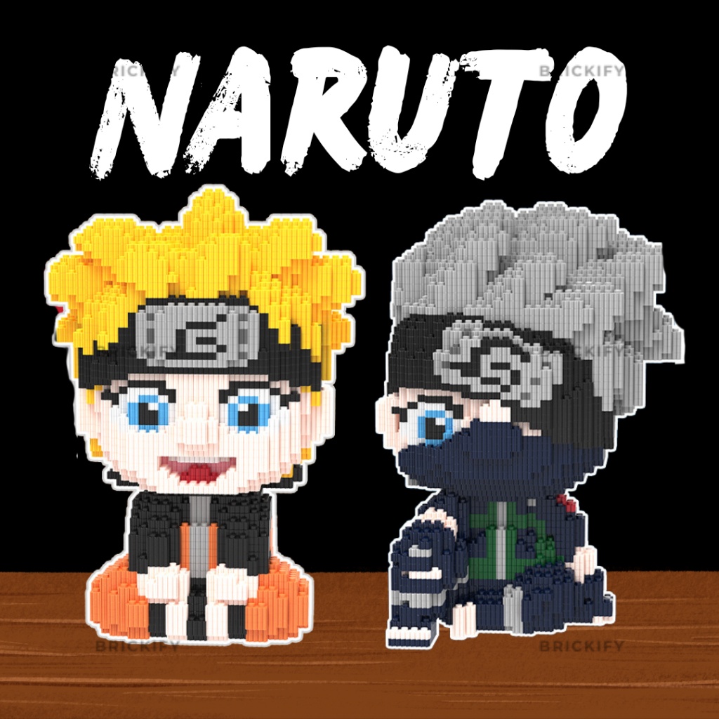 31-39cm Naruto Block Naruto Kakashi Building Block [Connection Block ...