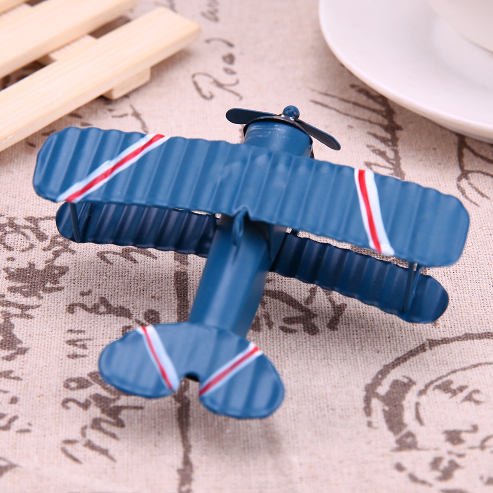 Vintage Metal Plane Model Aircraft Glider Biplane Aeromodelo Airplane ...
