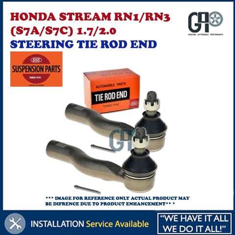HONDA STREAM RN1/RN3 (S7A/S7C) 1.7/2.0 555 JAPAN BRAND STEERING TIE ROD ...