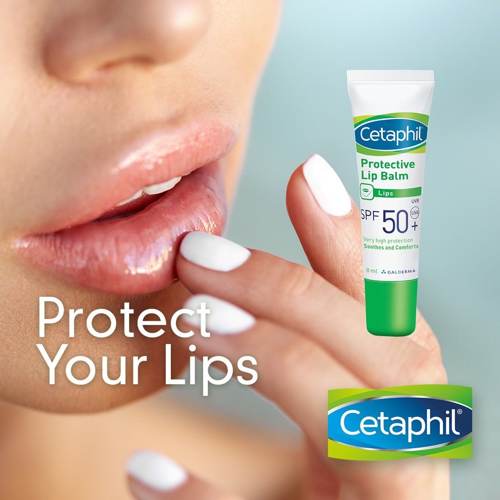 Cetaphil Protective Lip Balm SPF 50 ( 8ml ) | Shopee Malaysia