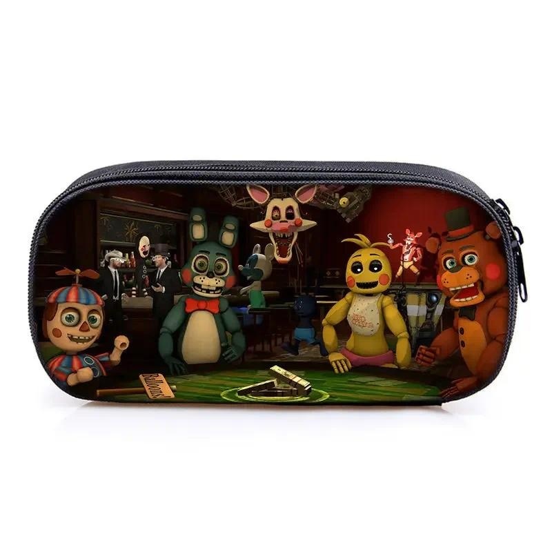 FNAF Pencil Series School at Freddie's Five Nights Pen bag with zipper ...