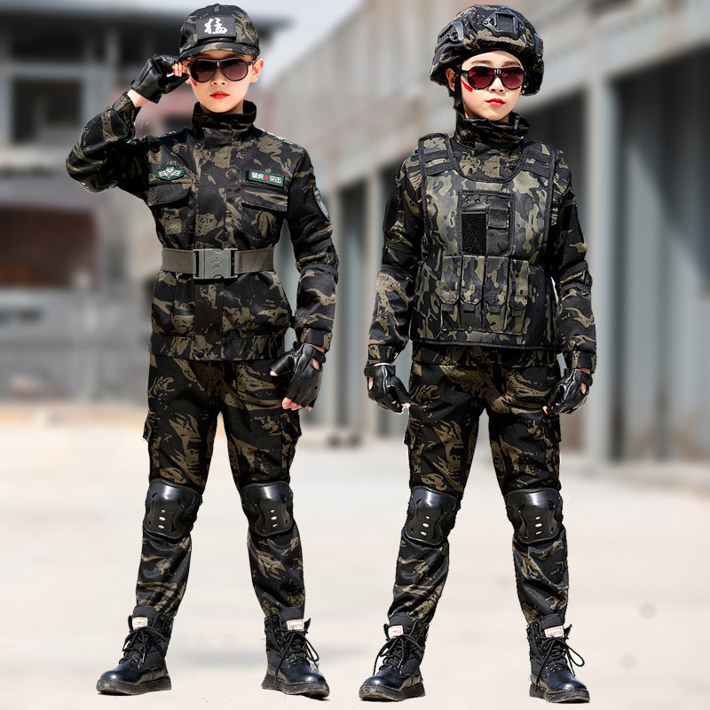 Tactical Military Uniform for Children's Day Camouflag Disguise Adult ...