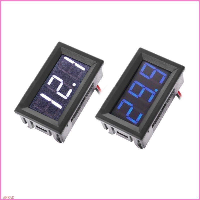 Ahead for DC 5-120V 2-Wire Voltmeter 3-Digit LED Display Panel Volt ...