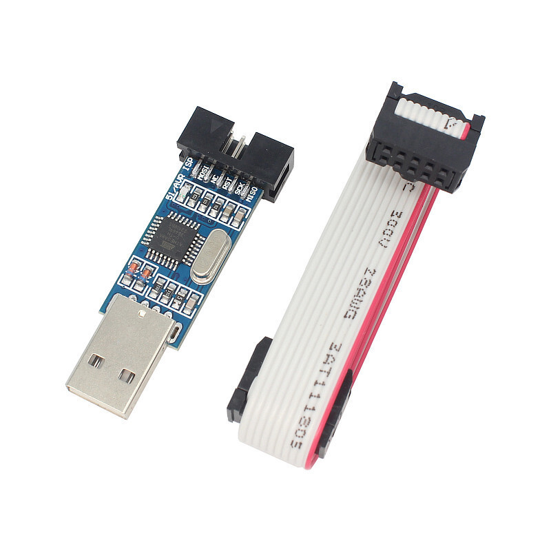 S51 AVR USBASP Programmer AVR ISP Downloader USB Burner with Self-Recovery Protection | Shopee ...