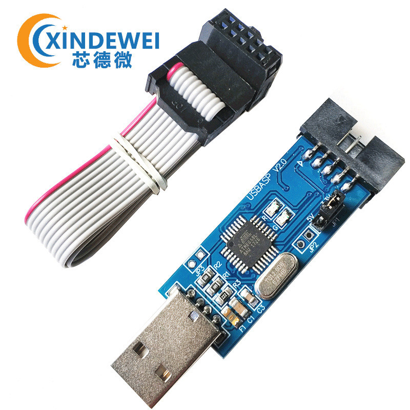 A avr ISP Downloader Programmer 51 ISP Download Data Cable USBASP Downloader | Shopee Malaysia