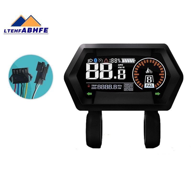 M9 Electric Bicycle LCD Display 24V-72V Electric Scooter LCD Color ...