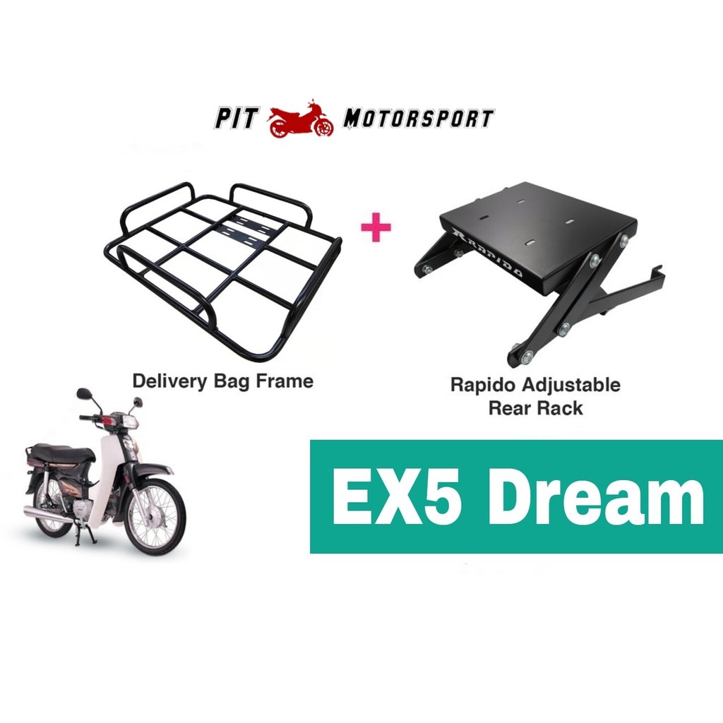 RAPIDO Monorack Honda EX5 Old DREAM Foodpanda Grabfood Food With ...
