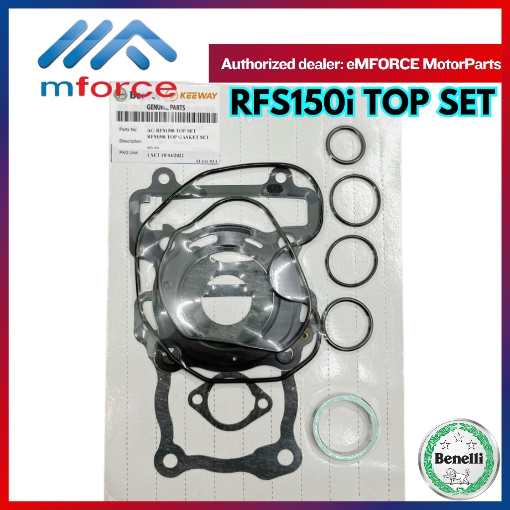 BENELLI RFS RFS150 RFS150i TOP SET GASKET SET 100% ORIGINAL BENELLI ...