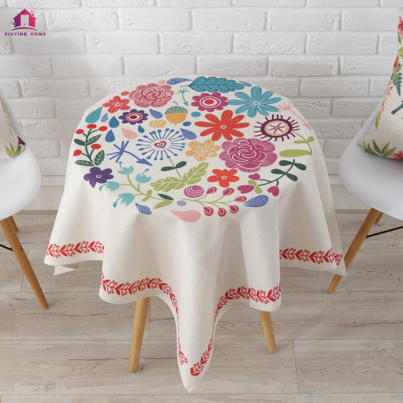 Cotton linen tablecloth Decorative tablecloths Desk pads 棉麻桌布 | Shopee ...