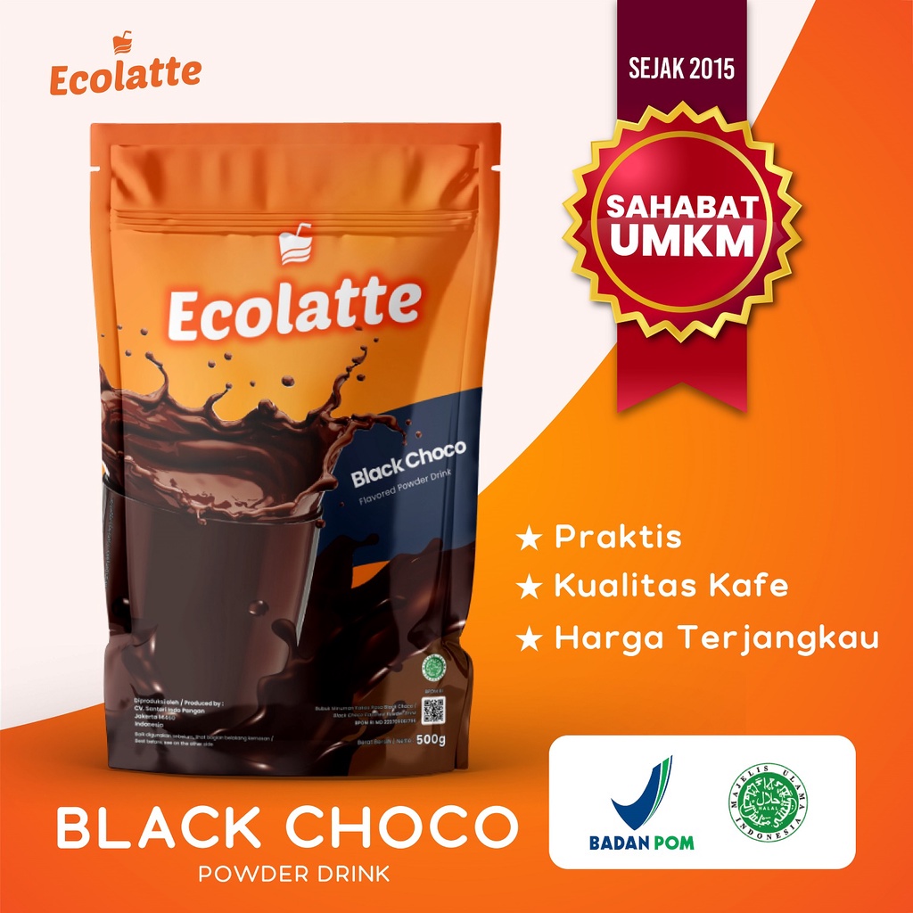 Chocolate Drink Powder Black Choco Premium Powder Drink Assorted ...