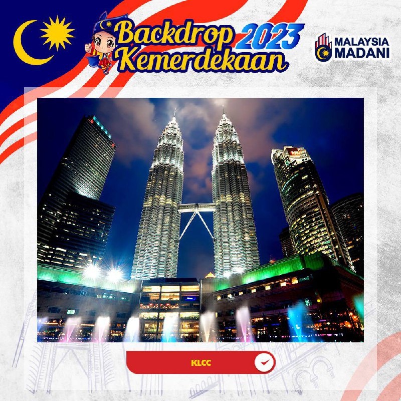NEW DESIGN : Backdrop Merdeka / Banner/Backdrop Ucapan Kemerdekaan ...