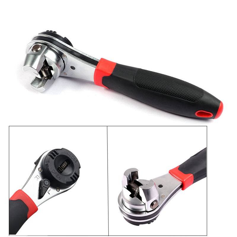 Krachtige Adjustable 6-22 Ratchet Wrench Chrome Molybdenum Steel ...