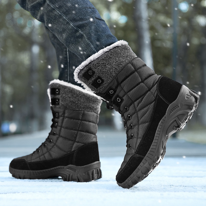 New Snow Boots 39-48 Large Size Hokkaido Warm Ski Northeast Cold ...