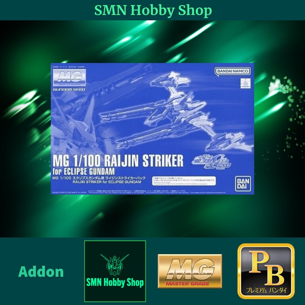 MG 1/100 Raijin Striker for Eclipse Gundam Addon Weapon & Backpack ...